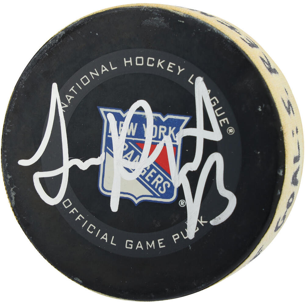 Sam Reinhart Buffalo Sabres Autographed Game-Used Goal Puck from March ...