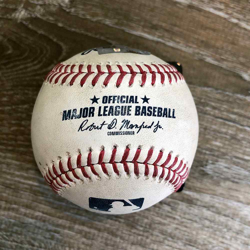 UMPS CARE AUCTION: Game Ready Baseball from Brewers vs Cardinals 9/14 ...