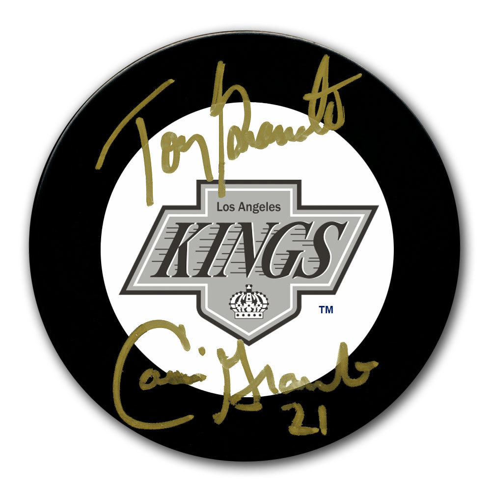 Tony Granato & Cammi Granato Los Angeles Kings Autographed Puck - NHL ...
