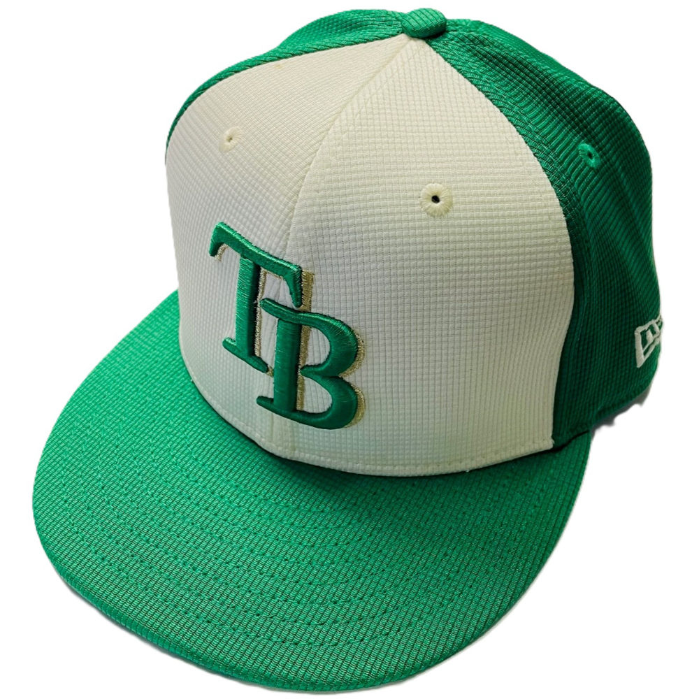 Team Issued St. Patrick's Day Hat: Tomas Francisco - 2024 | Tampa Bay ...