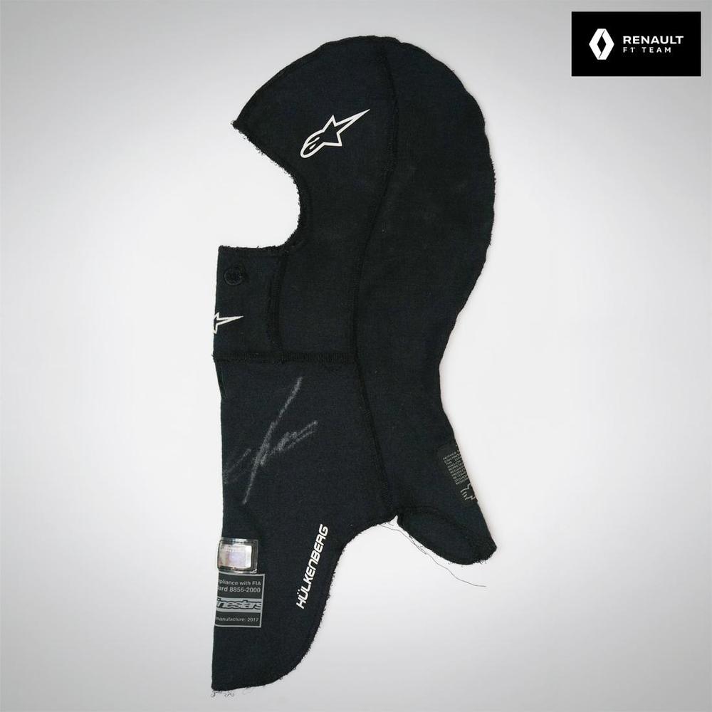Nico Hulkenberg 2017 Signed Race-worn Balaclava - Renault F1 Team | F1 ...