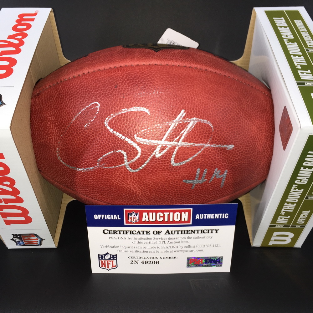 NFL - Broncos Courtland Sutton Signed Authentic Football W/#14 ...