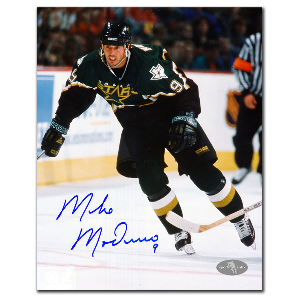 Mike Modano Dallas Stars RUSH Autographed 8x10 - NHL Auctions