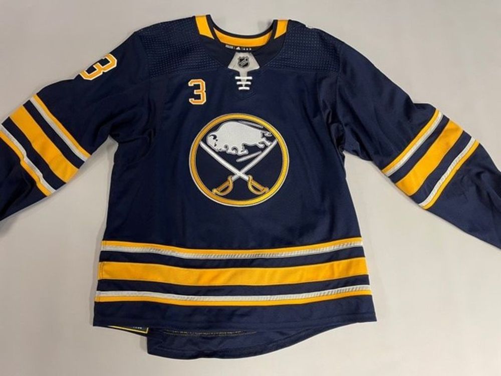 William Borgen 2019-20 Buffalo Sabres Game-Issued Set 3 Home Jersey ...