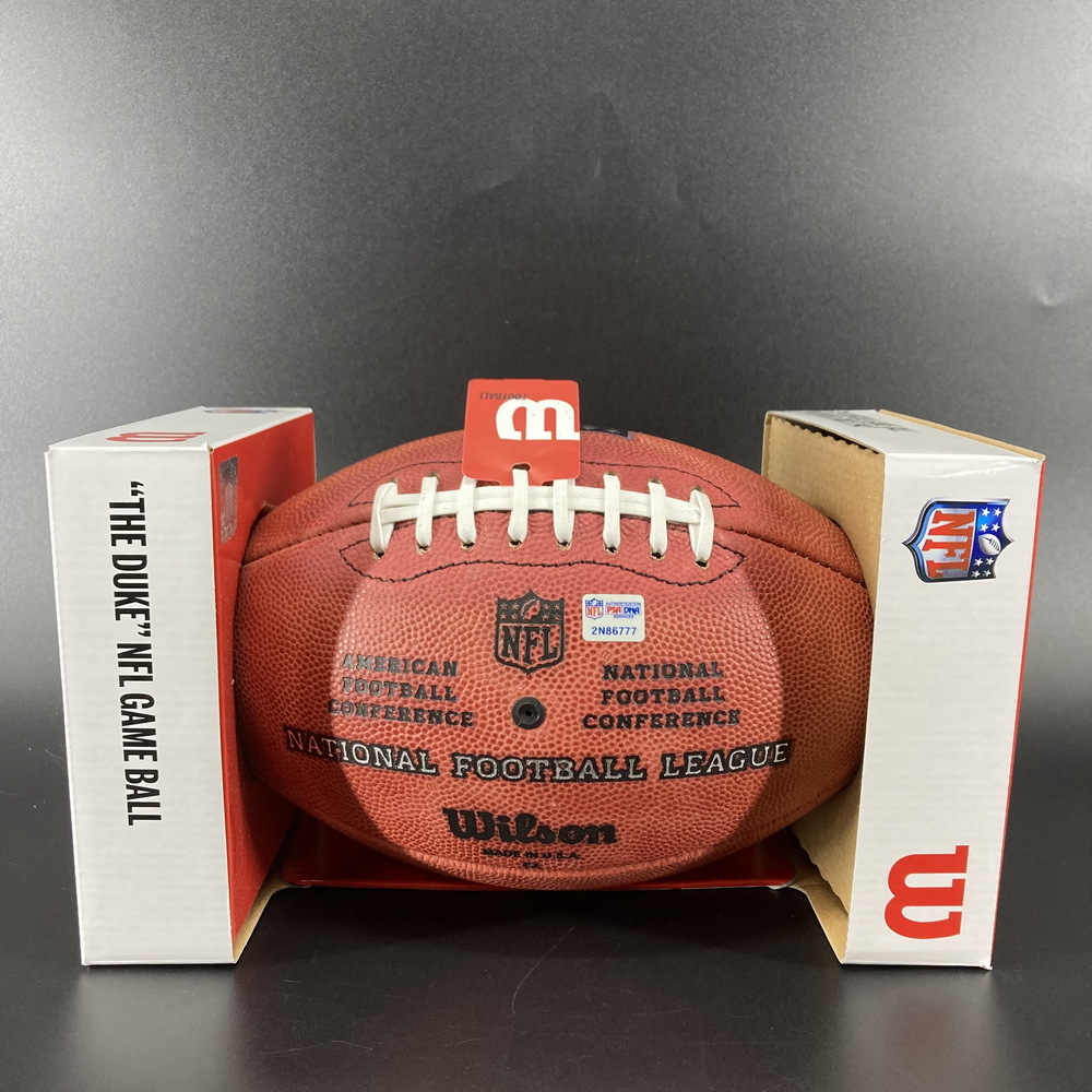 Hurricane Fiona Relief - Browns David Bell signed authentic football ...