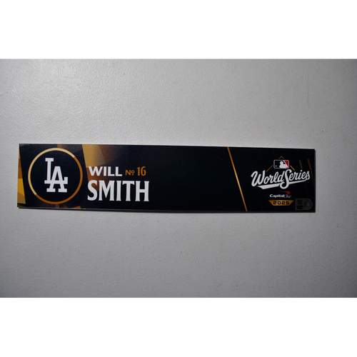 2025 World Series - Los Angeles Dodgers Game-Used Locker Tag - Will ...