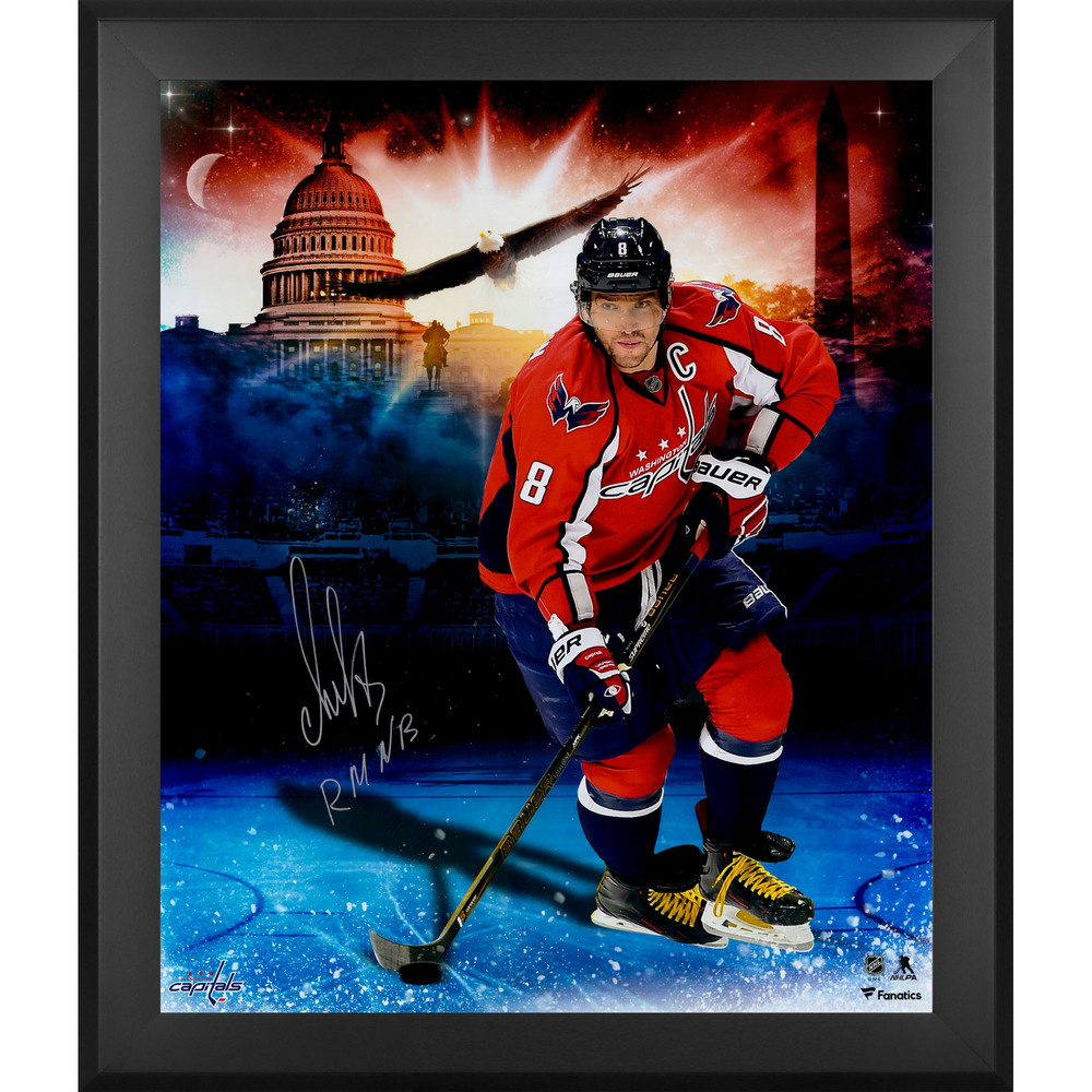 Alex Ovechkin Washington Capitals Framed Autographed 20" x 24" Titans ...