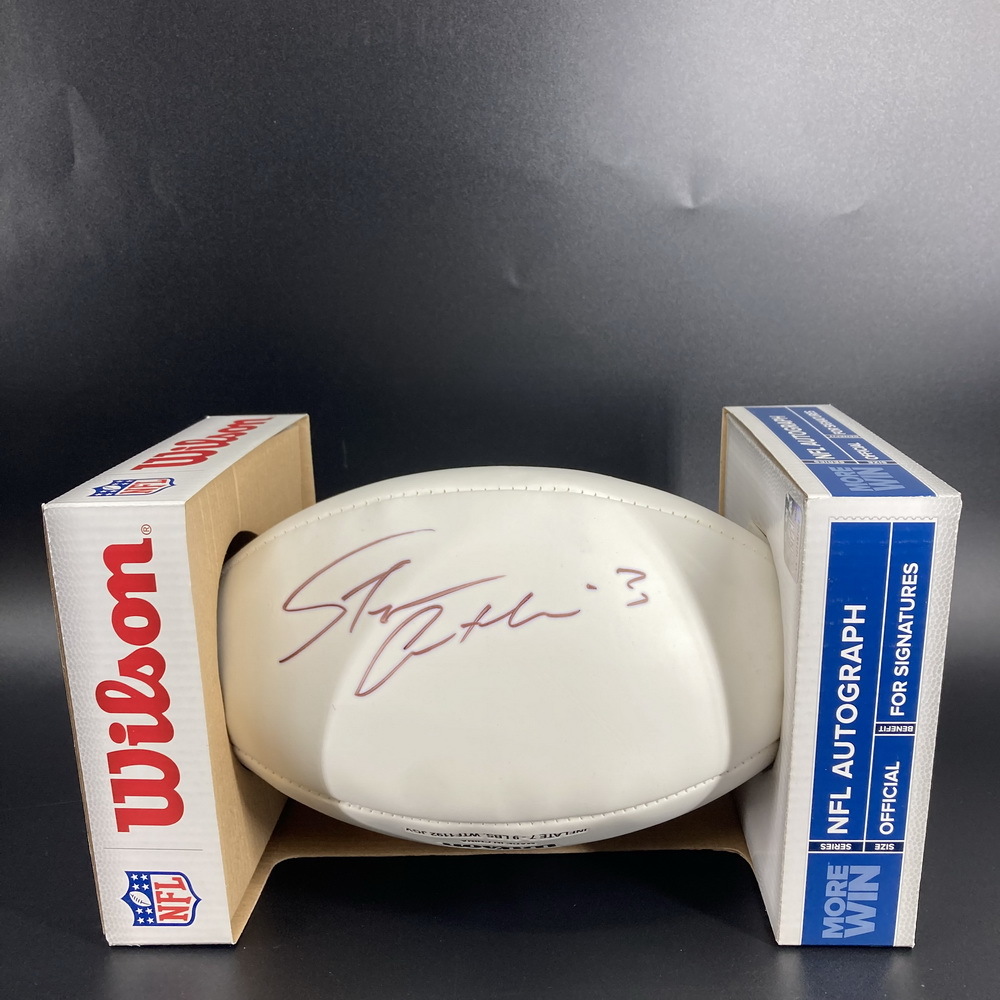 Patriots - Stephen Gostkowski Signed Panel Ball with Patriots Team and ...