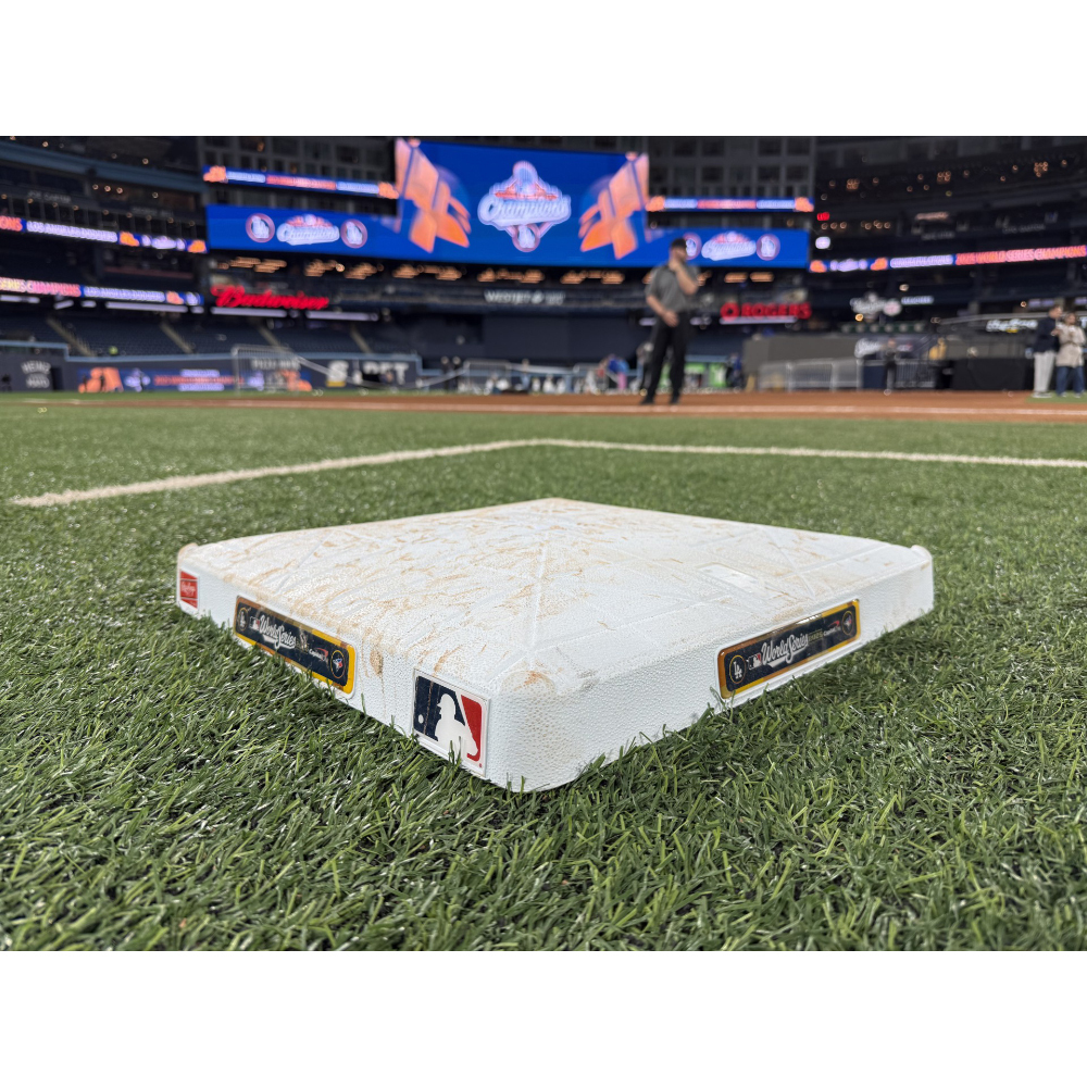 Game-Used Base - 2025 World Series - Los Angeles Dodgers vs. Toronto ...