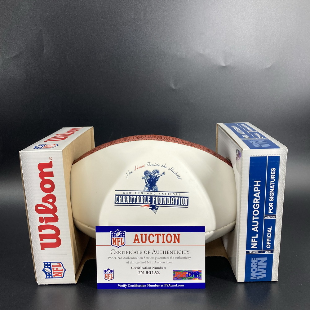 Patriots - Stephen Gostkowski Signed Panel Ball with Patriots Team and ...