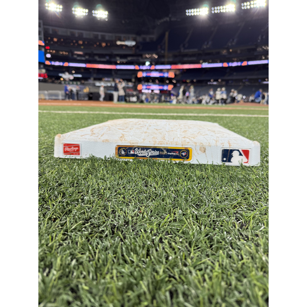 Game-Used Base - 2025 World Series - Los Angeles Dodgers vs. Toronto ...