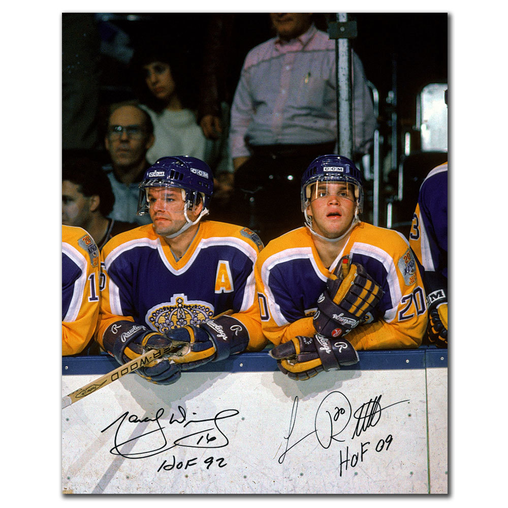 Marcel Dionne & Luc Robitaille Los Angeles Kings HOF Dual Autographed 16x20 - NHL Auctions