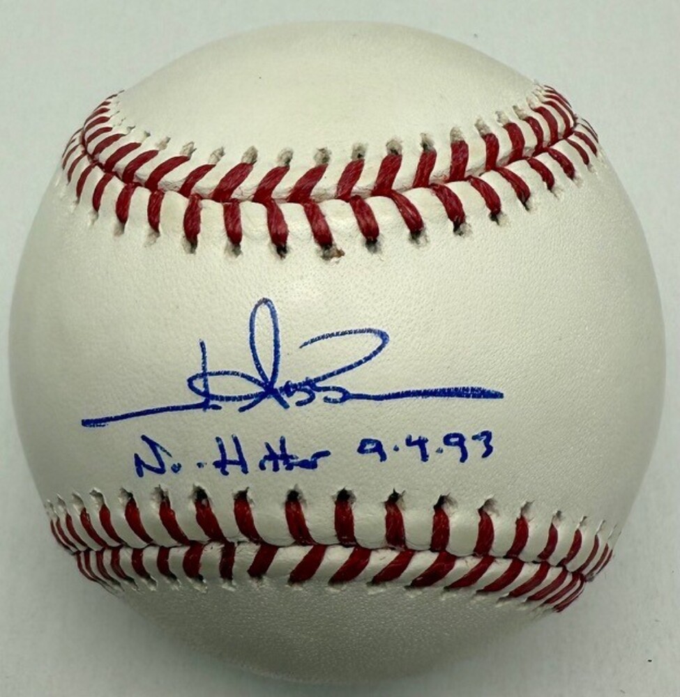 Jim Abbott Autographed "No Hitter 9/4/93" Baseball | MLB Auctions