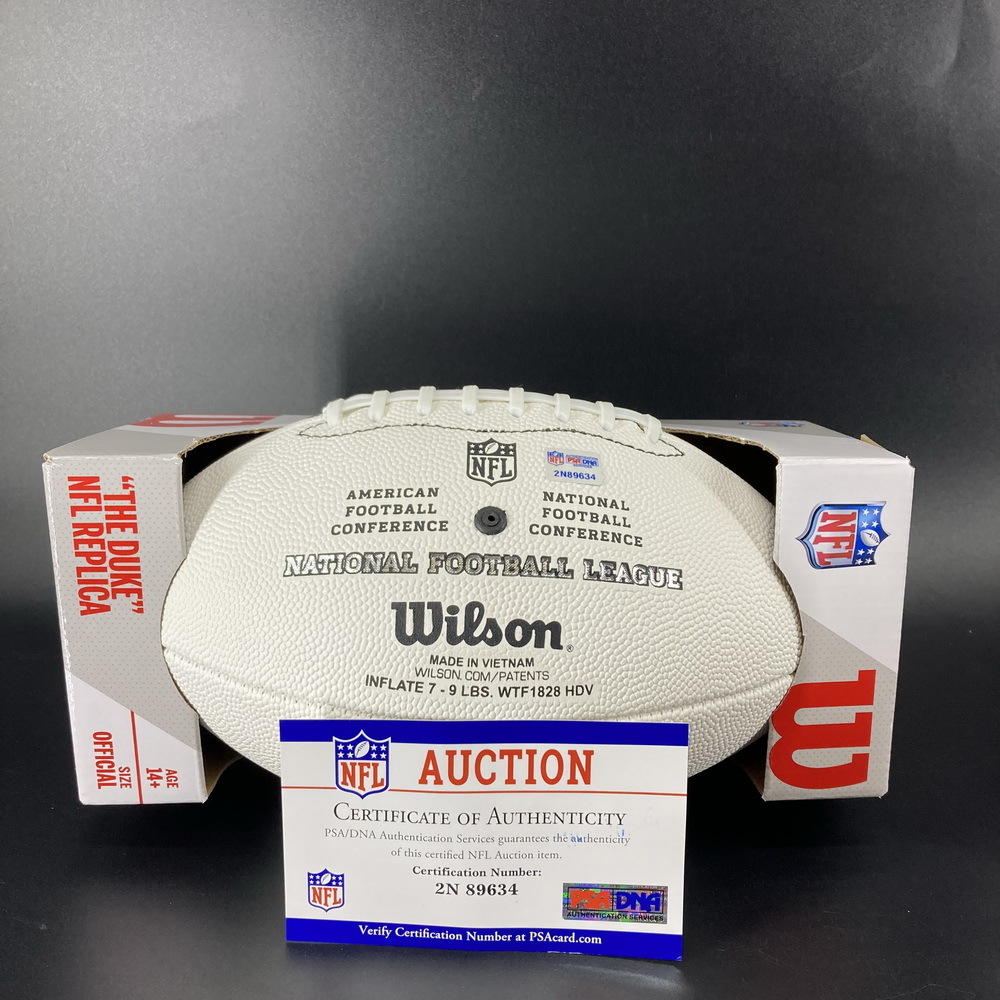 HOF - Bills Jim Kelly Signed Panel Ball | The official auction site of ...
