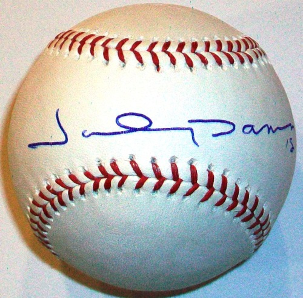Johnny Damon Autographed Baseball | MLB Auctions