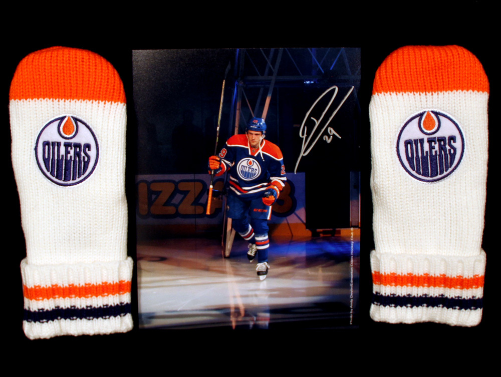 Leon Draisaitl #29 - Autographed Edmonton Oilers 1st NHL Game 8x10 ...