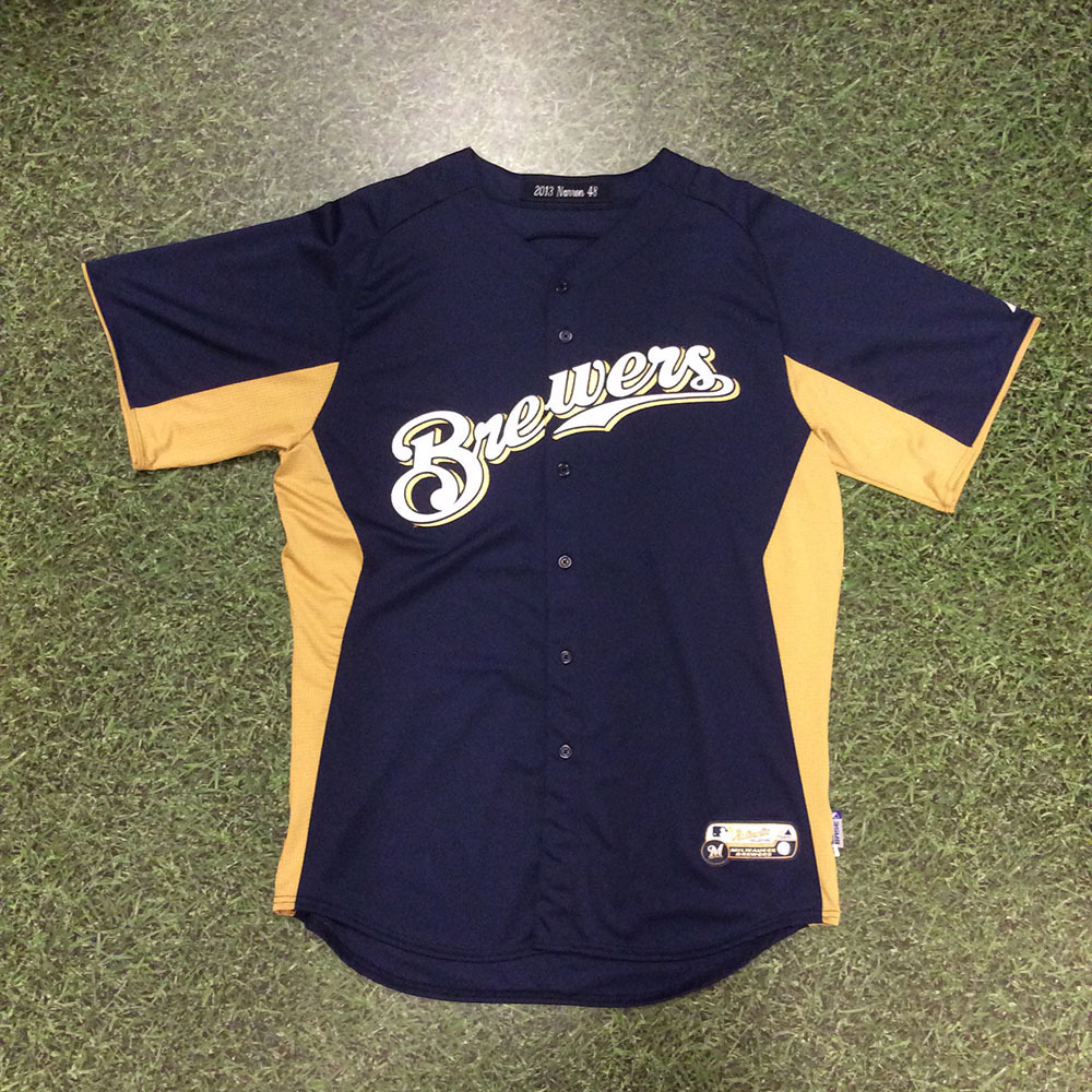 Johnny Narron 2013 Batting Practice Jersey EK294913 | MLB Auctions