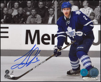 LUKE SCHENN Toronto Maple Leafs SIGNED 8x10 Photo Spotlight Photo ...