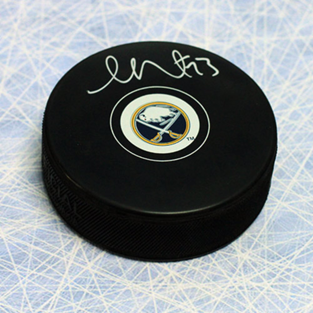 Sam Reinhart Buffalo Sabres Autographed Rookie Year Hockey Puck - NHL ...