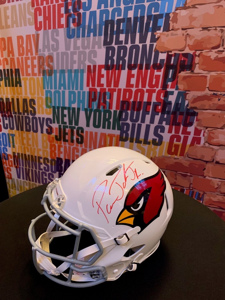 NFL Draft 2023 - Paris Johnson Jr signed Cardinals helmet - first ...