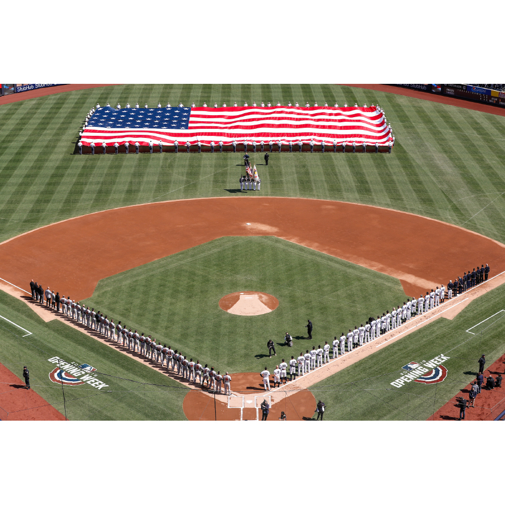 On Field Flag Experience at Yankee Stadium | MLB Charities