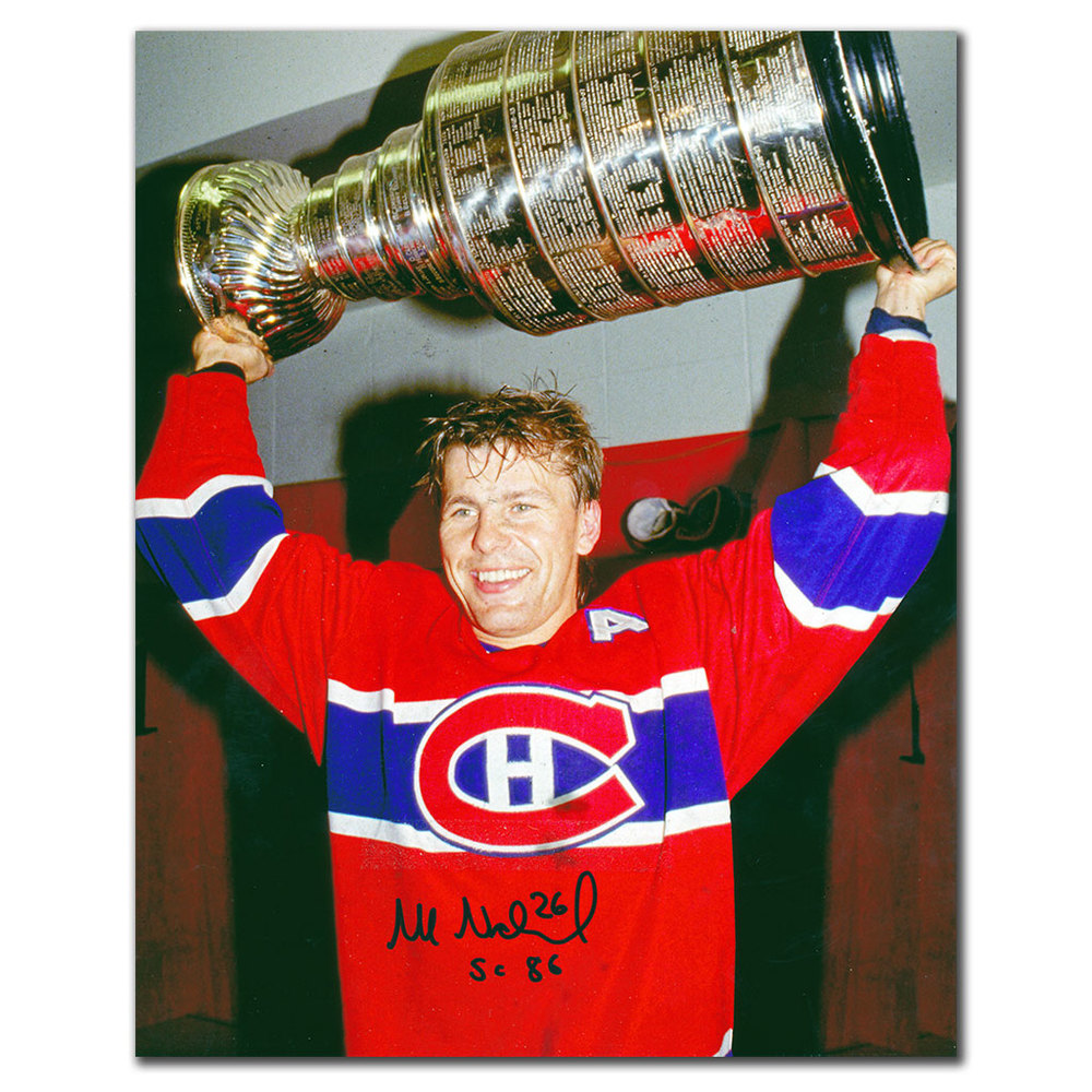 Mats Naslund Montreal Canadiens 1986 Stanley Cup Autographed 8x10 - NHL ...
