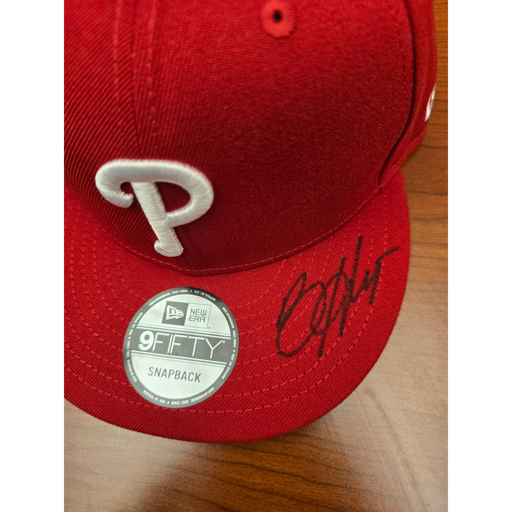 Bryce Harper Autographed 2023 Postseason Cap | Philadelphia Phillies ...