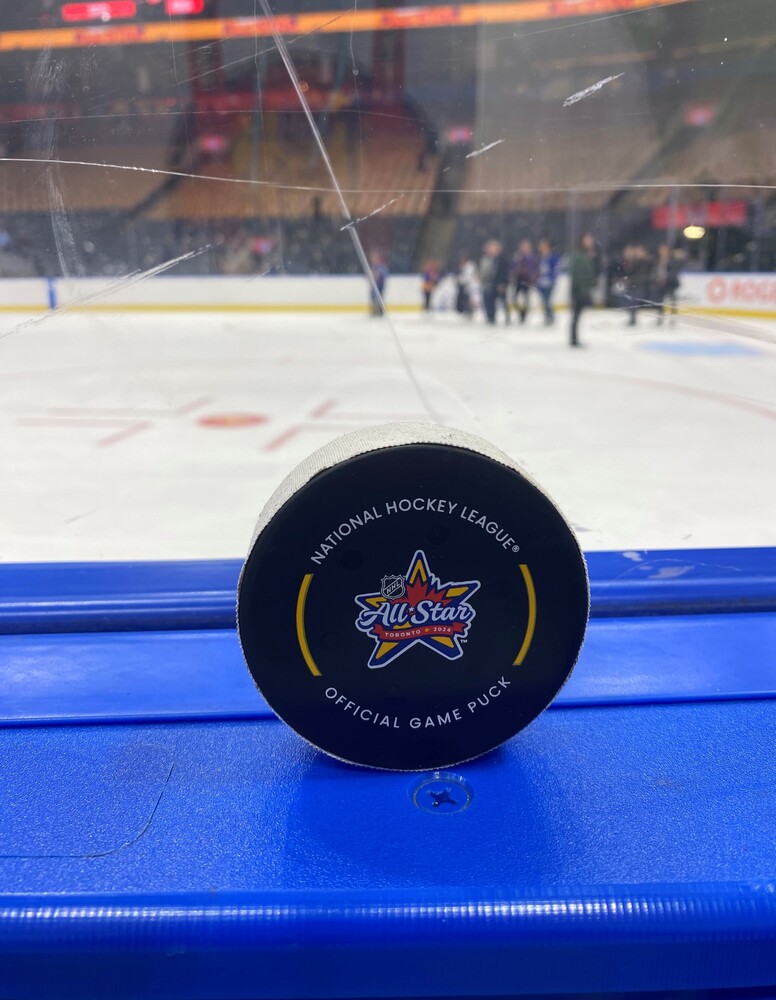 Filip Forsberg Game-Used Goal Puck from February 3, 2024 vs. Team ...