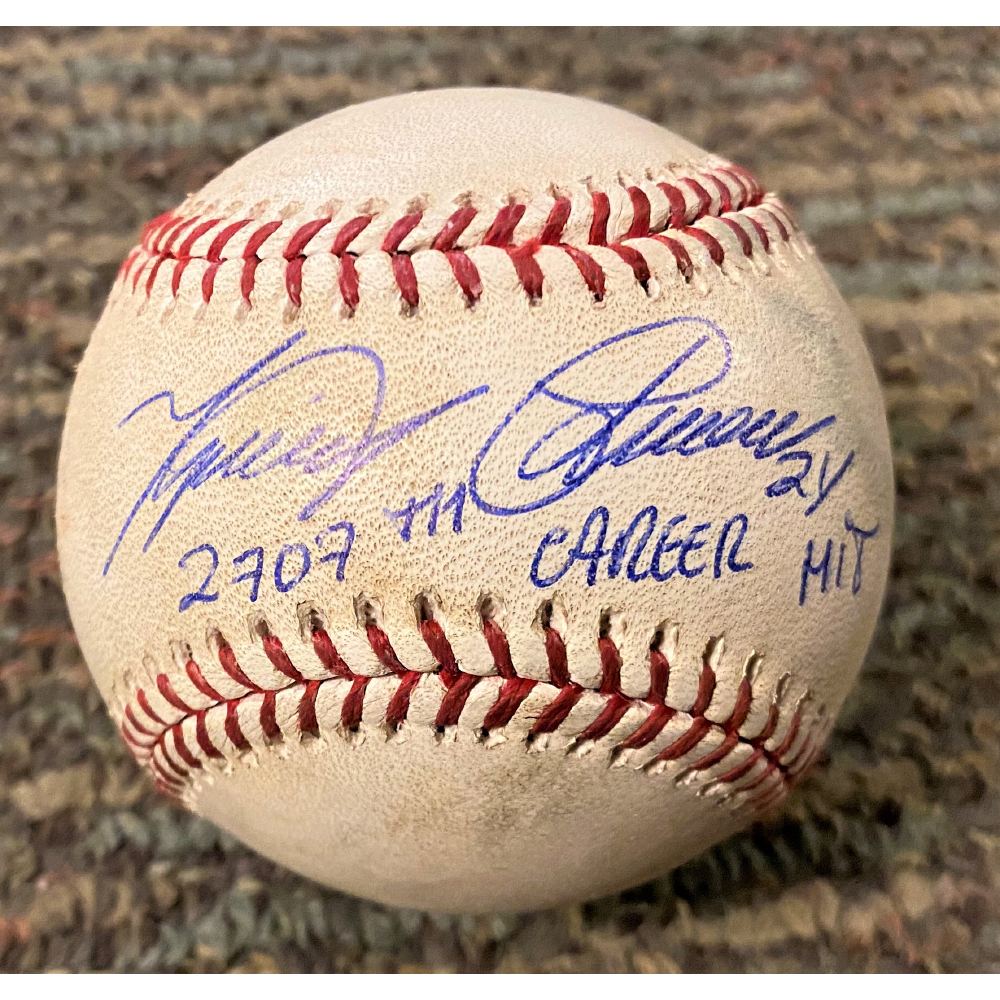 Cabrera Exclusive! Autographed Game-Used Baseball: Miguel Cabrera ...