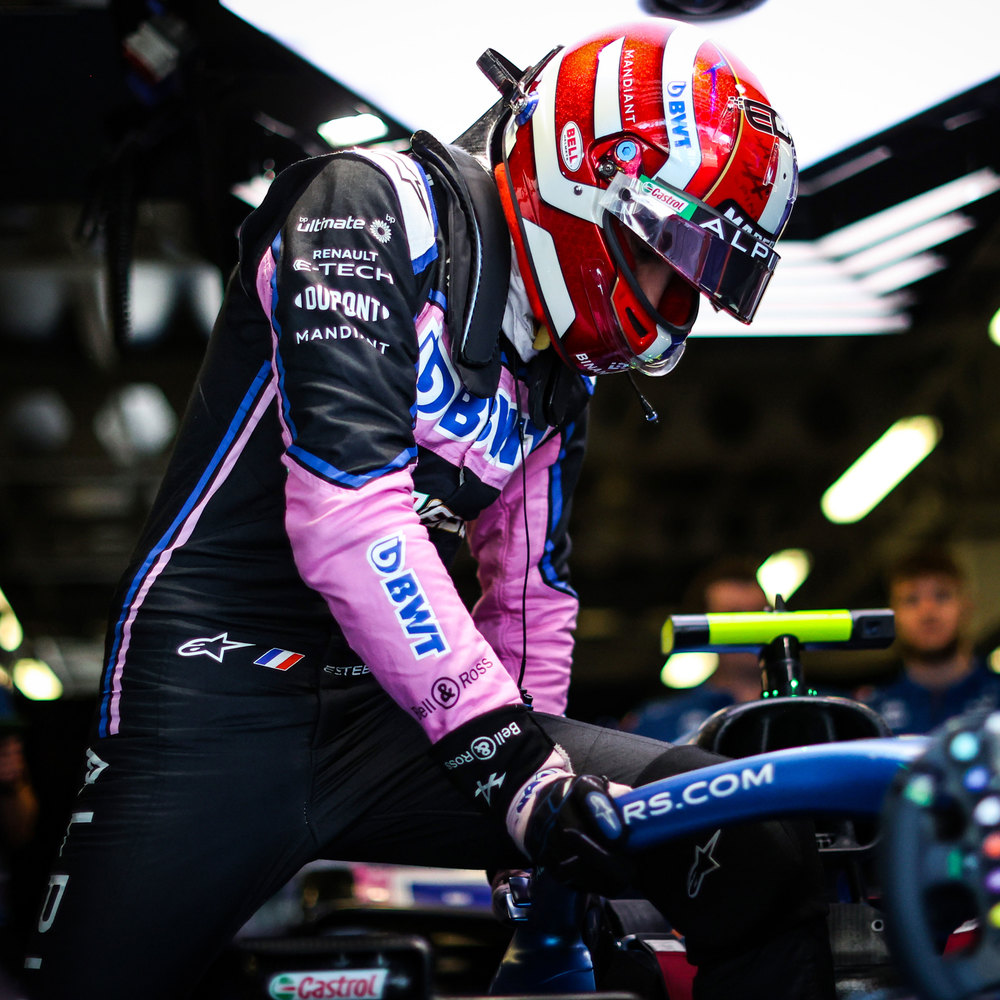 Esteban Ocon 2022 Signed Race Used Race Gloves - French GP | F1 Authentics