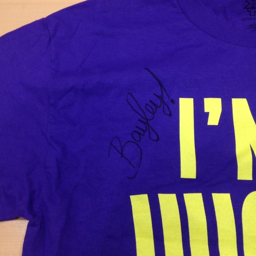 Bayley SIGNED T-Shirt | WWE Auction