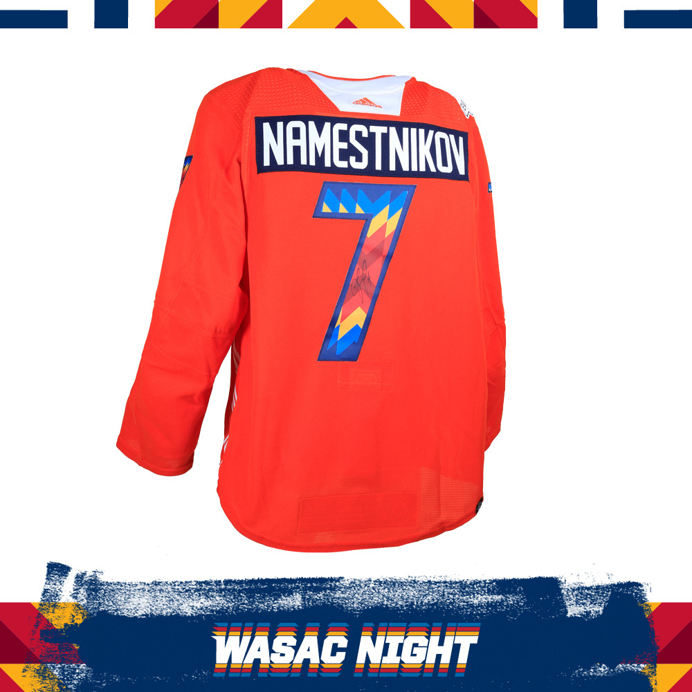 VLADISLAV NAMESTNIKOV #7 Team Issued Limited Edition WASAC heritage ...