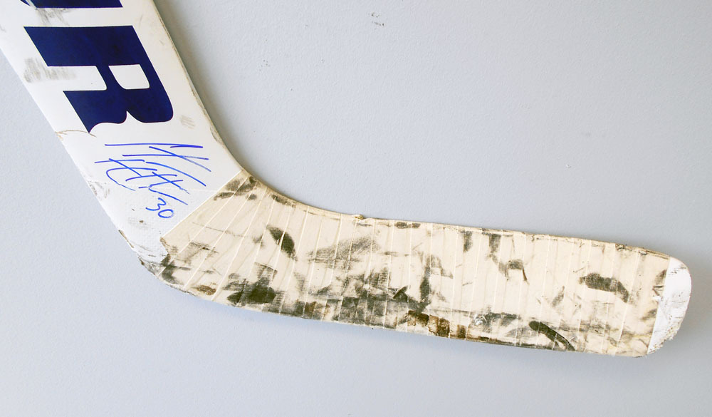 #30 Carter Hutton Game Used Stick - Autographed - Nashville Predators ...