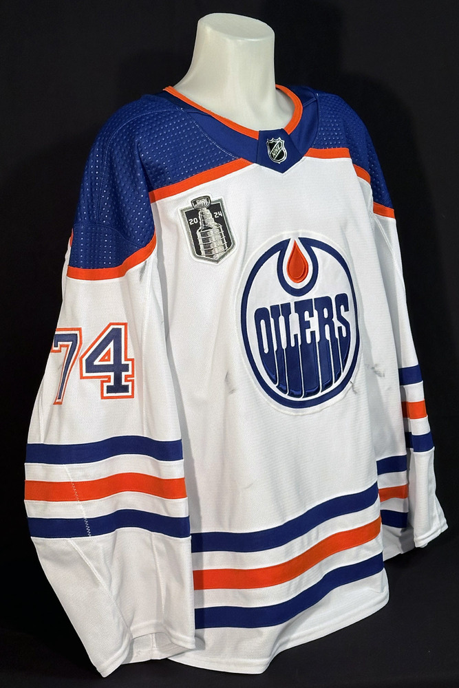 Stuart Skinner #74 - 2024 Stanley Cup Final Edmonton Oilers Game-Worn ...