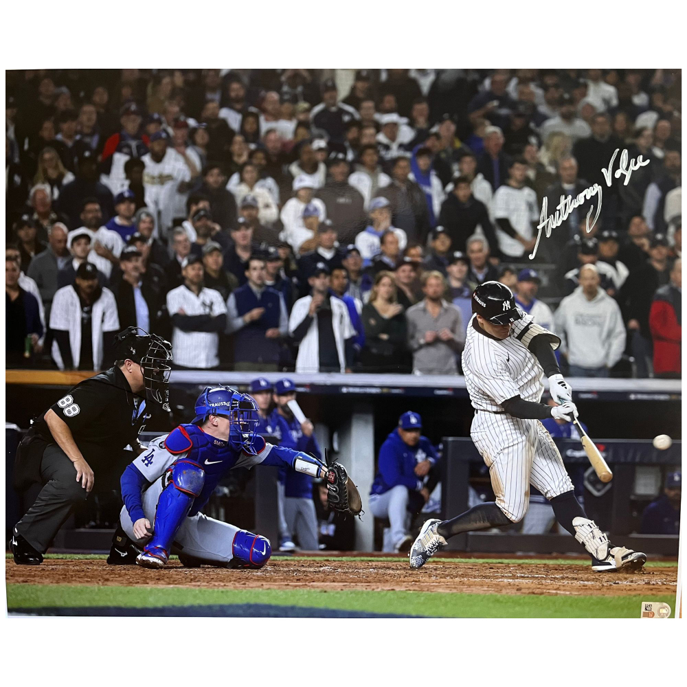 Anthony Volpe Signed Grand Slam Photo & Baseball | New York Yankees Auctions
