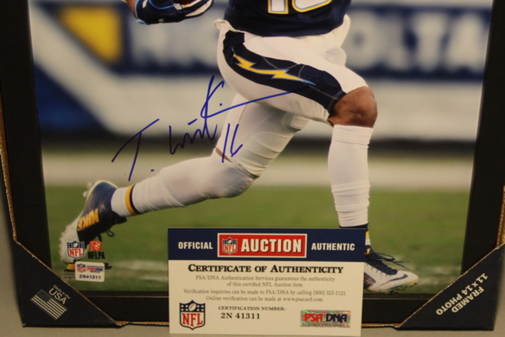 CHARGERS - TYRELL WILLIAMS SIGNED 11X14 FRAMED PHOTO | The official ...