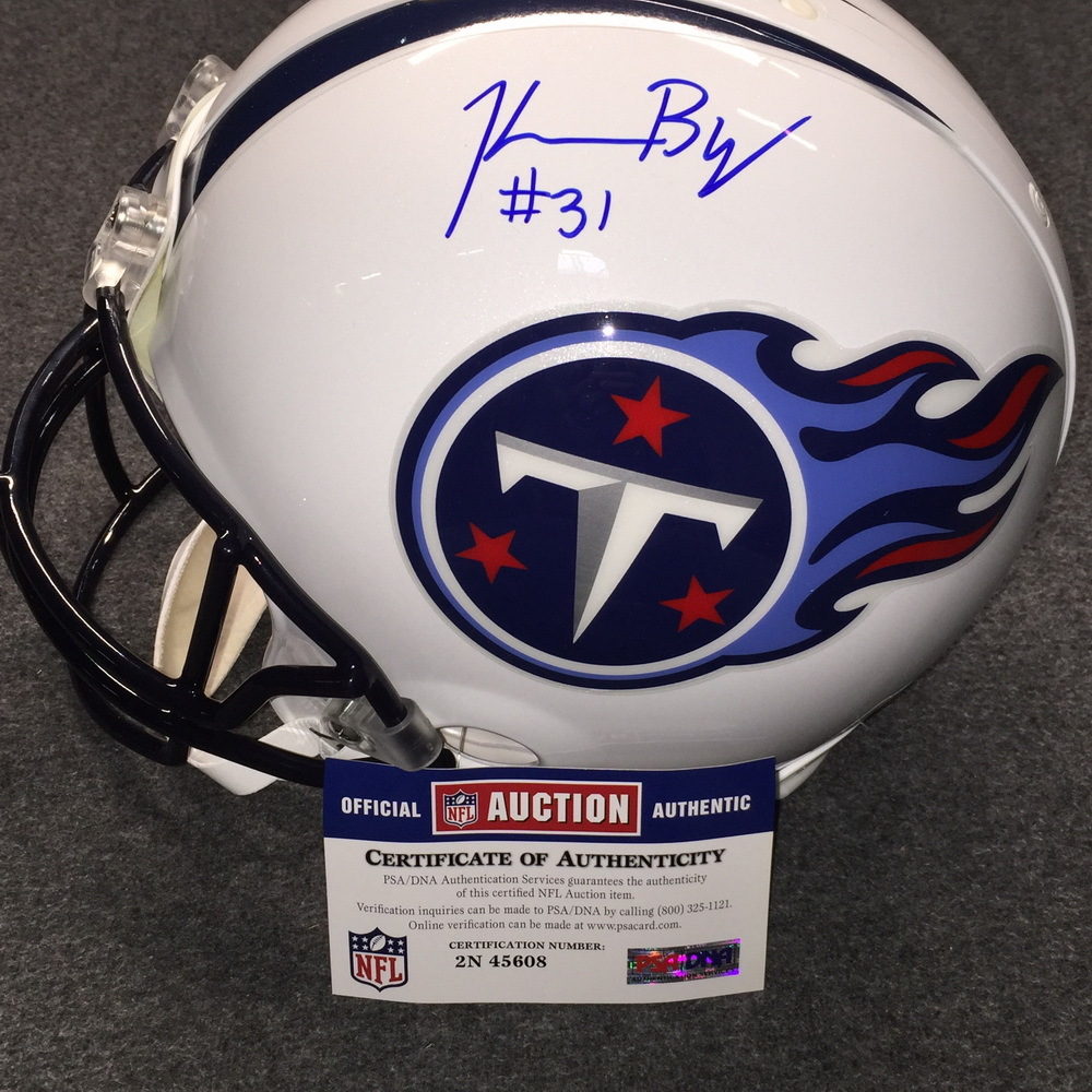 NFL - Titans Kevin Byard signed Titans proline helmet | The official ...