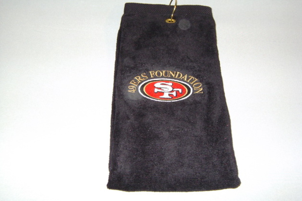 49ERS - FOUNDATION GOLF TOWEL W/ 49ERS LOGO (6 X 24) | The official ...