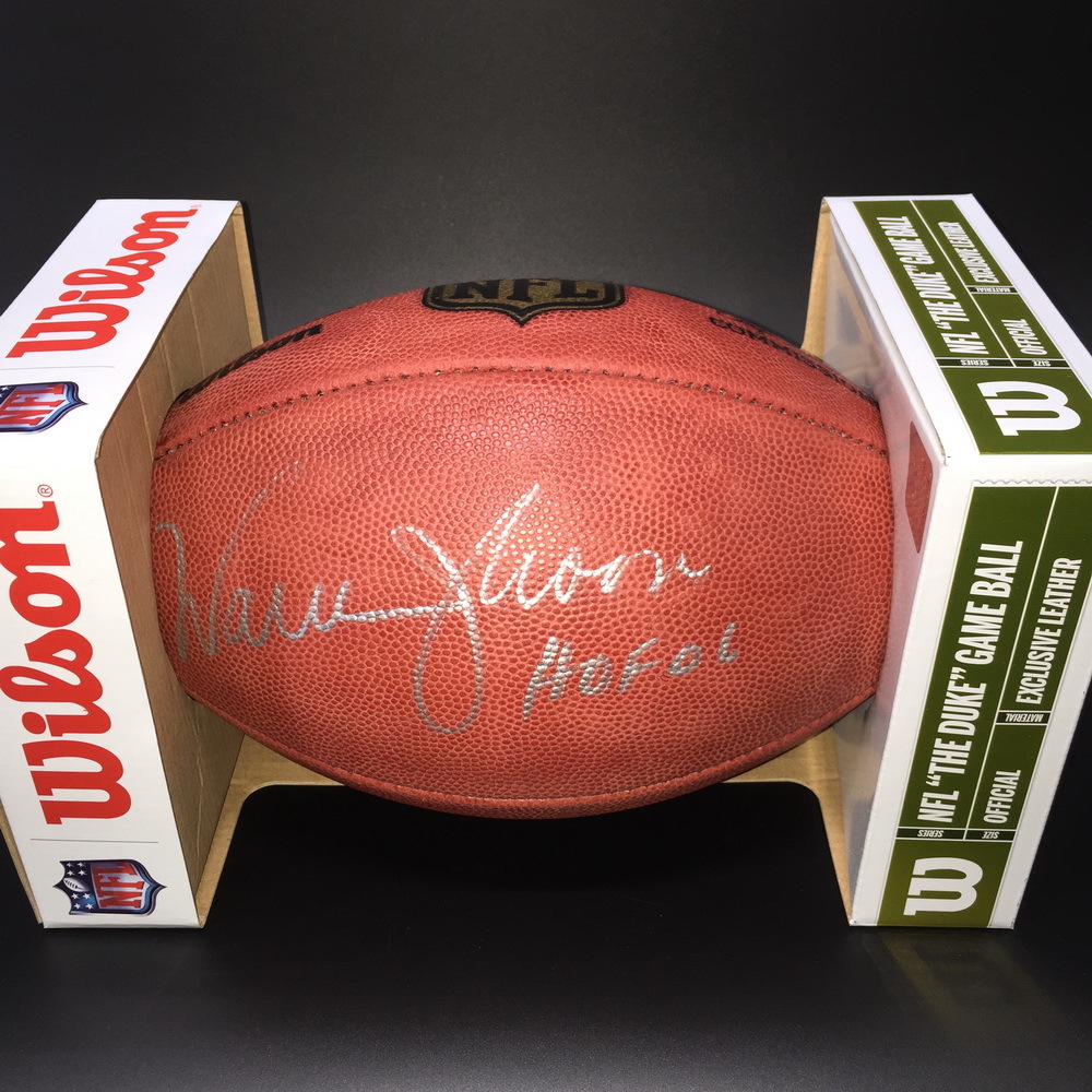 HOF - Oilers Warren Moon Signed Authentic Football | The official ...