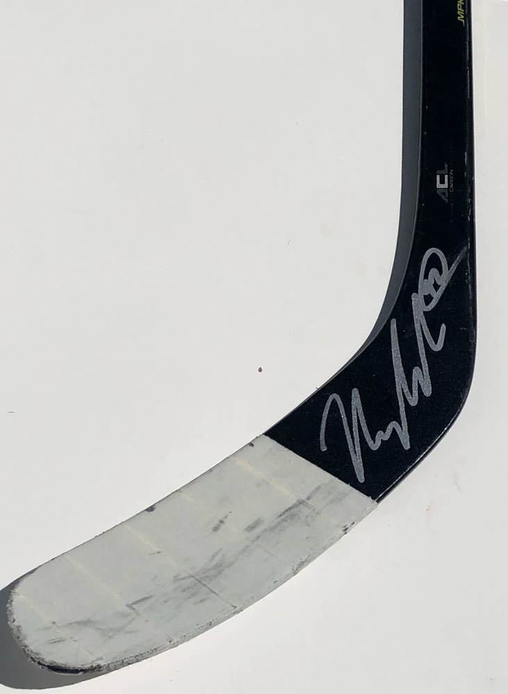 #92 Alex Nylander Game Used Stick - Autographed - Chicago Blackhawks ...