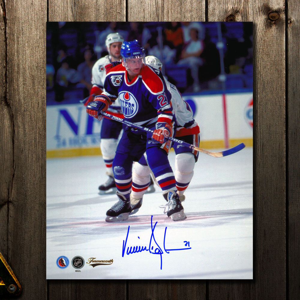Vincent Damphousse Edmonton Oilers Autographed 8x10 - NHL Auctions