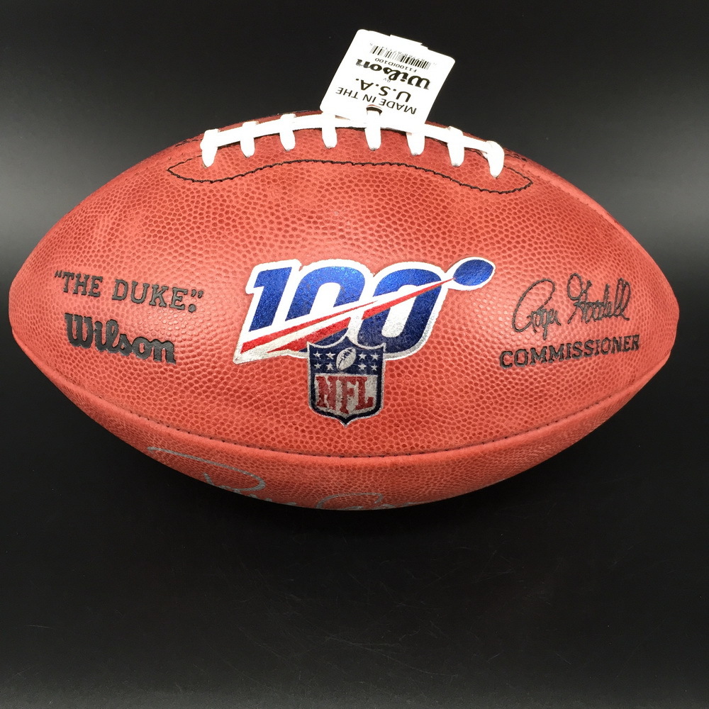 HOF - Raiders Dave Casper Signed Authentic Football W/ 100 Seasons Logo ...
