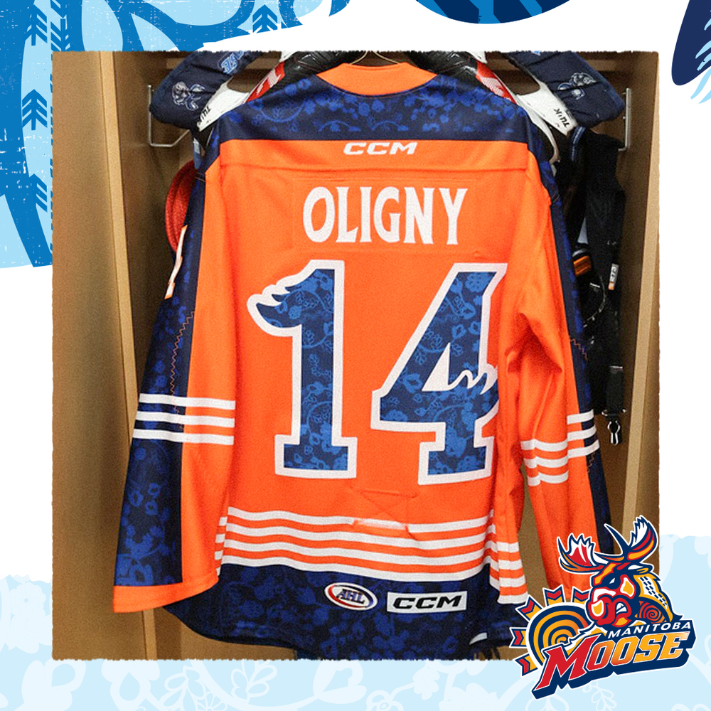 JIMMY OLIGNY Game Issued Follow Your Dreams Jersey - NHL Auctions