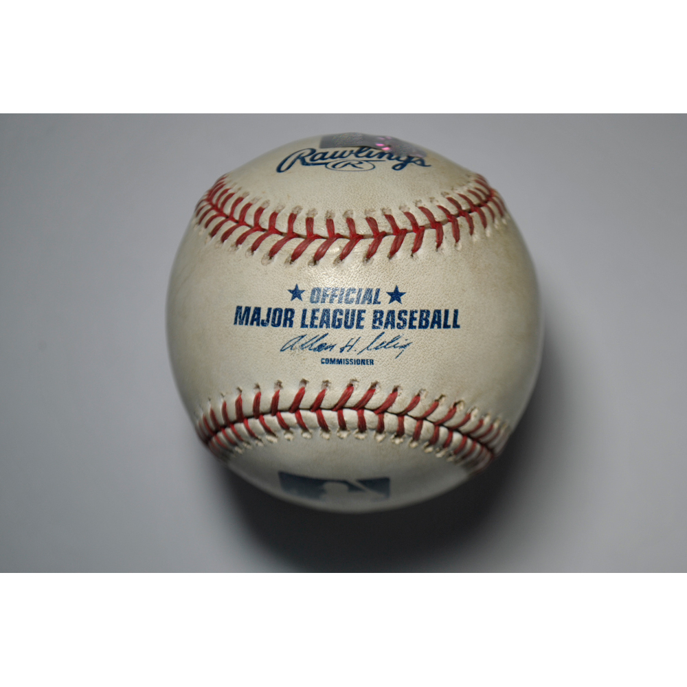 MLB HOF Auction - Game Used Baseball - Milestone: Baseball from Trevor ...