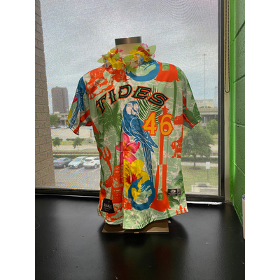 Norfolk Tides #46 Margaritaville Jersey - Size 48 | MiLB Auctions
