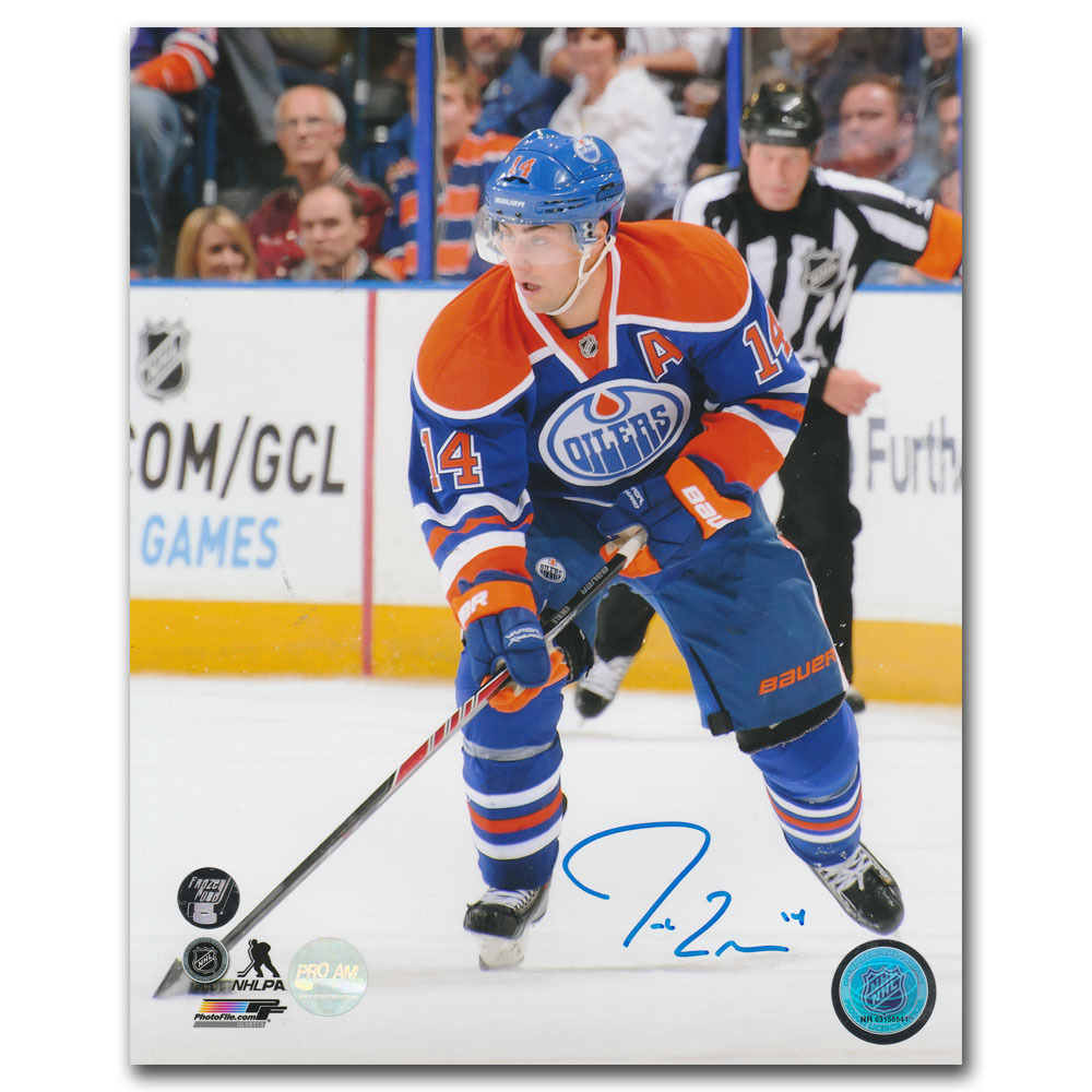 Jordan Eberle Autographed Edmonton Oilers 8X10 Photo - NHL Auctions