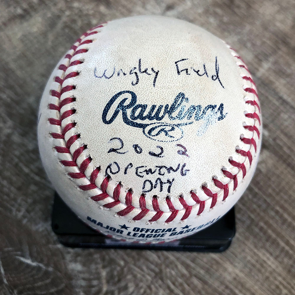 UMPS CARE AUCTION: 2022 Crew Signed Opening Day Ball - Cubs vs. Brewers ...