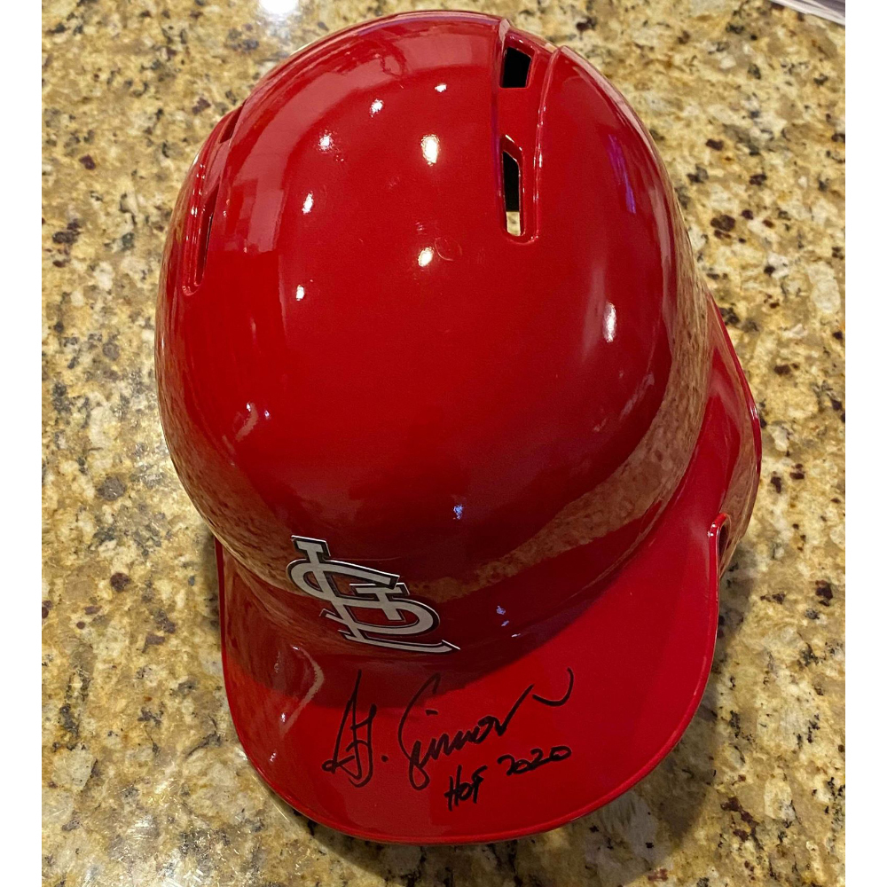 Ted Simmons "HOF 2020" Autographed Replica Cardinals Batting Helmet ...