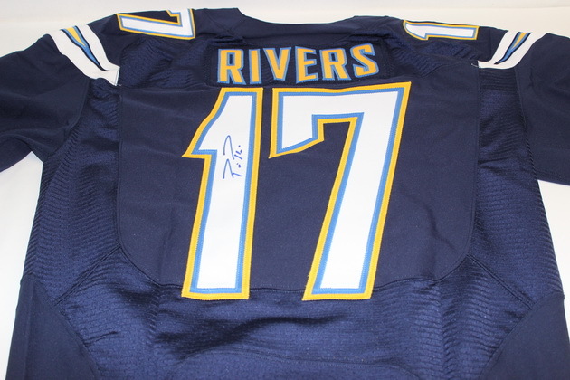 CHARGERS - PHILIP RIVERS SIGNED AUTHENTIC CHARGERS JERSEY | The ...