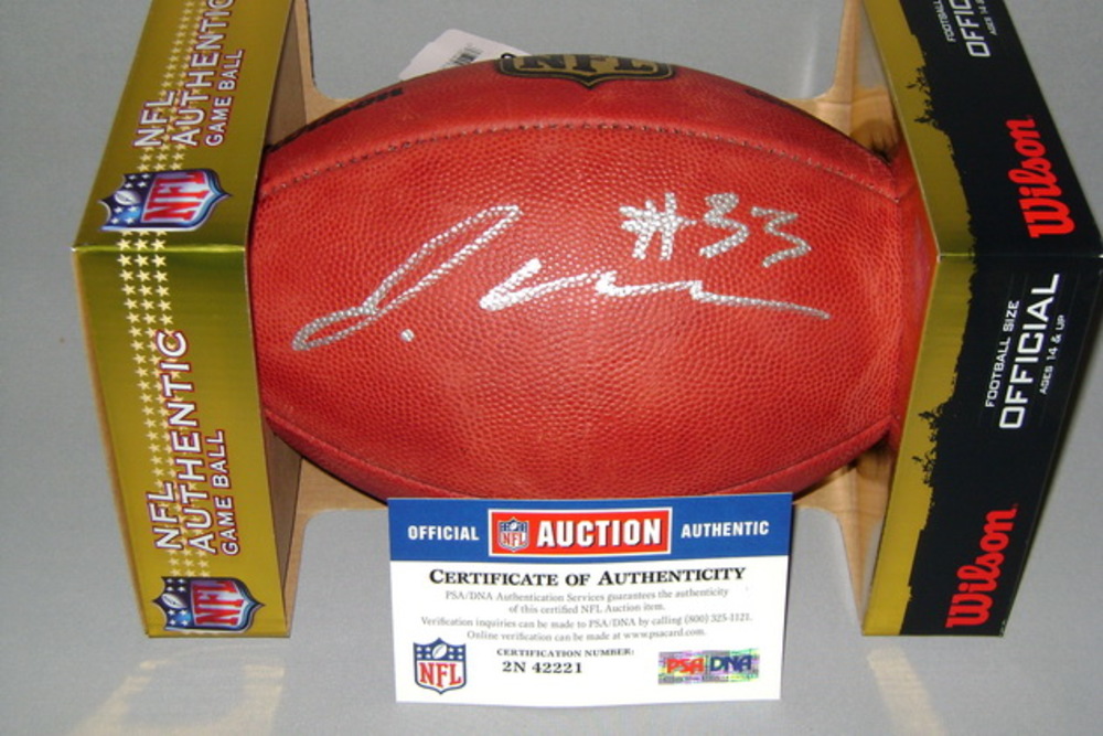 NFL - JETS JAMAL ADAMS SIGNED AUTHENTIC FOOTBALL | The official auction ...